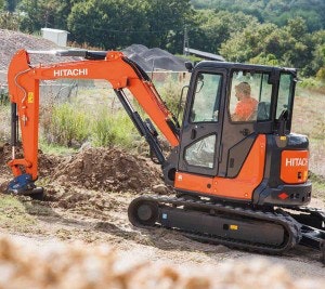 ZX55U-5 Hitachi Mini Excavator Review & Specs