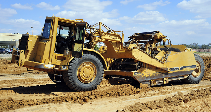 Types of Scraper Machines Used on Construction Sites | iseekplant