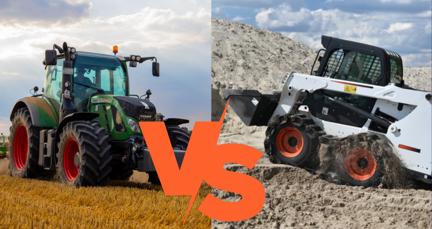 Skid Steer vs Tractor: Agriculture & Construction Applications | iseekplant