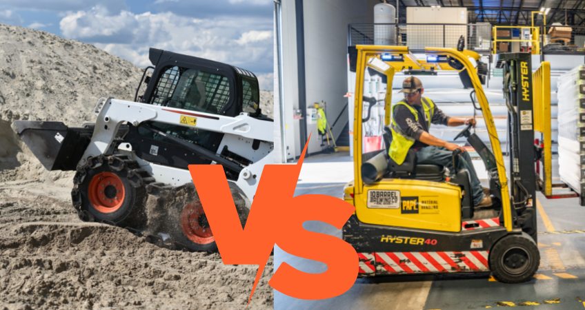 Skid Steer vs Forklift: Which is the Better Materials Handling Machine ...