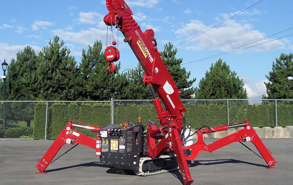 How Does a Spider Crane Work? Payloads, Lifting Heights & Applications. | iseekplant